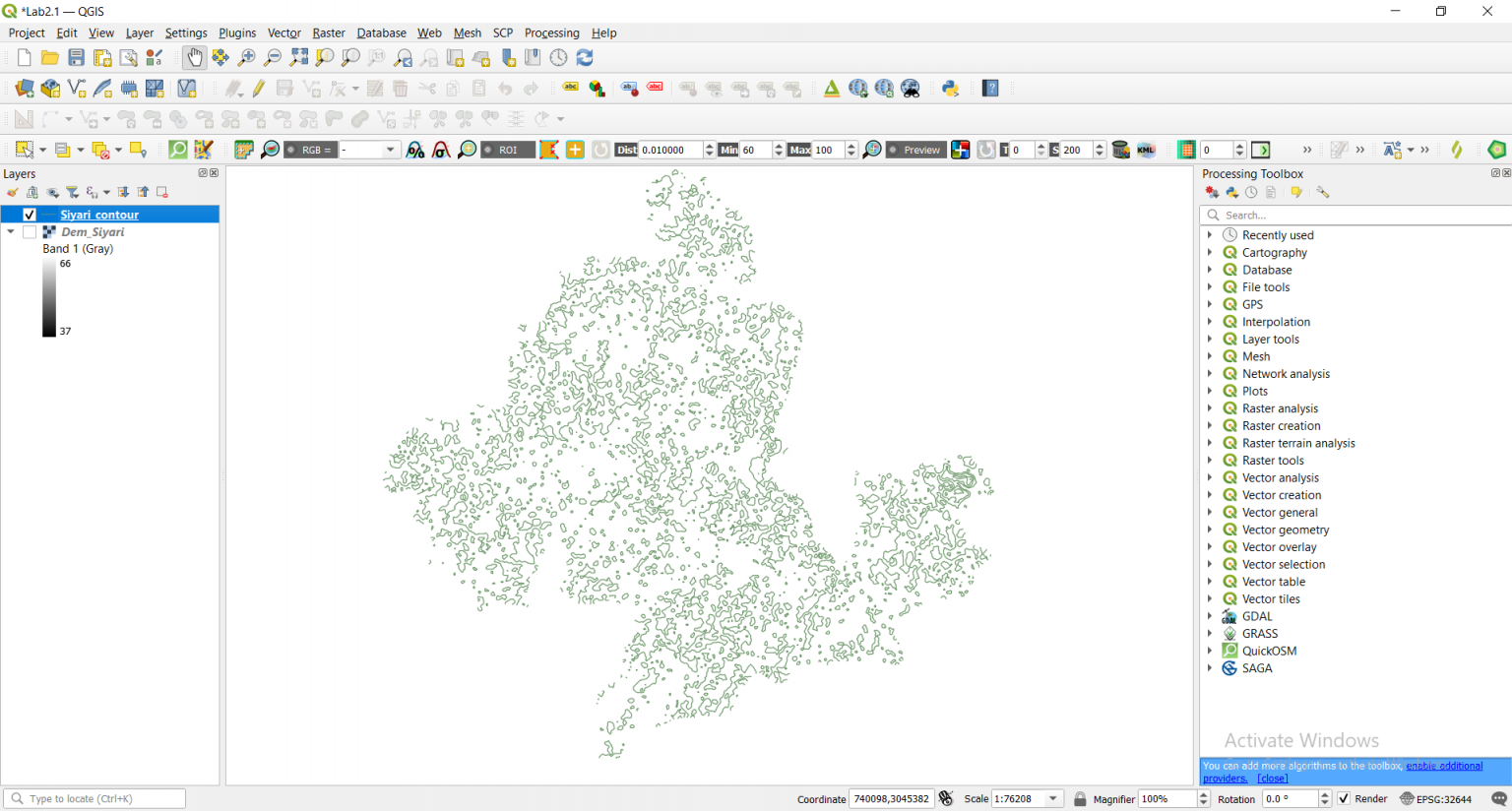 How to generate contour from DEM in QGIS? - Map Adda