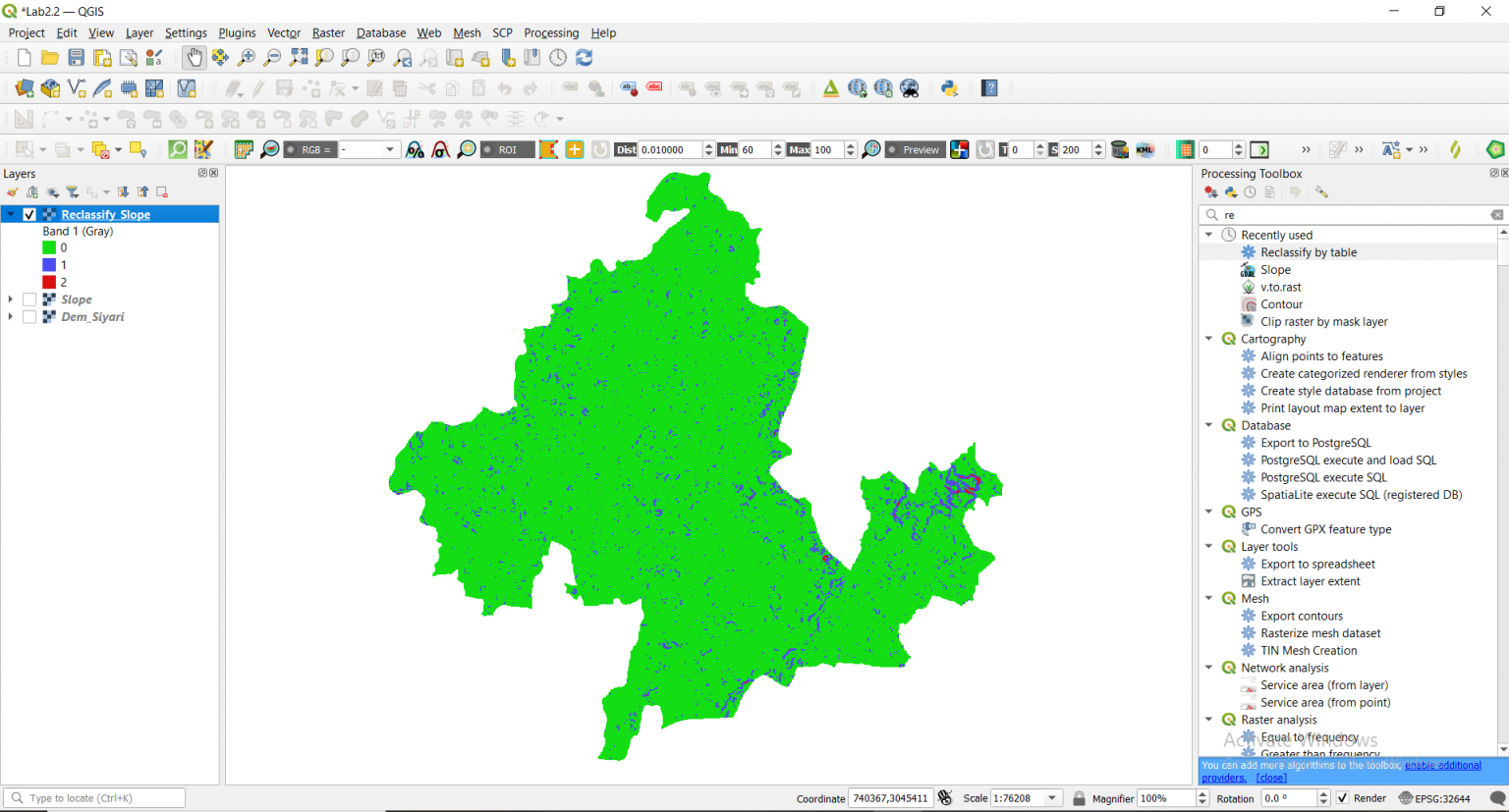 How to prepare slope map from DEM in QGIS ? - Map Adda