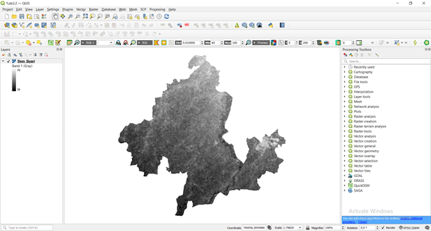 How to prepare slope map from DEM in QGIS ? - Map Adda