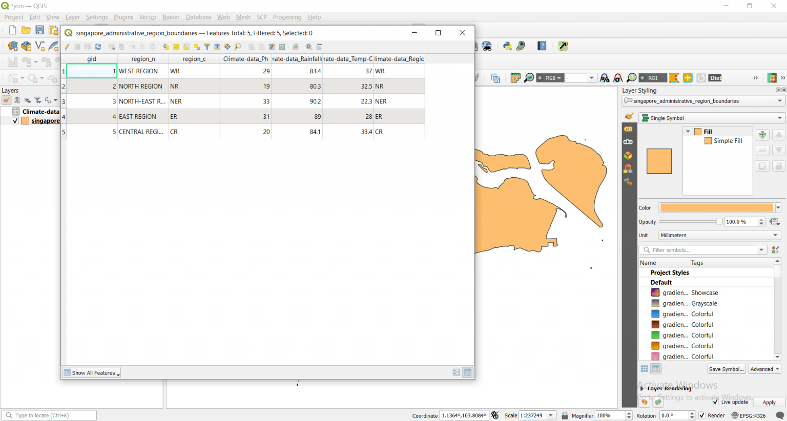 How to do table join in QGIS ? - Map Adda