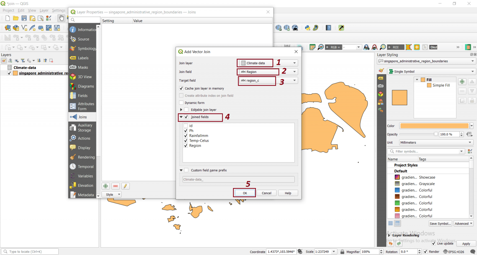 How to do table join in QGIS ? - Map Adda