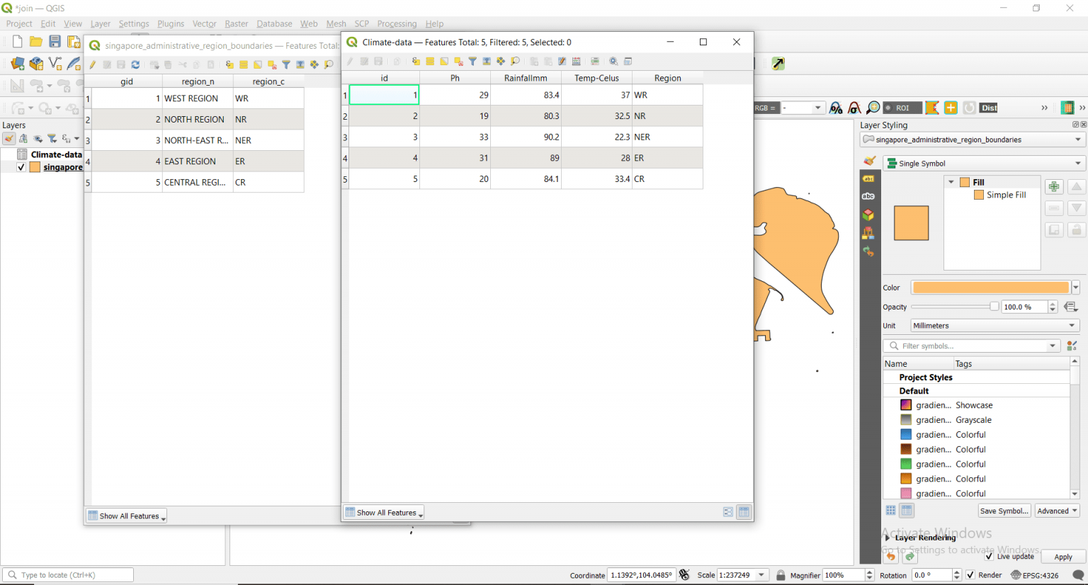 How to do table join in QGIS ? - Map Adda