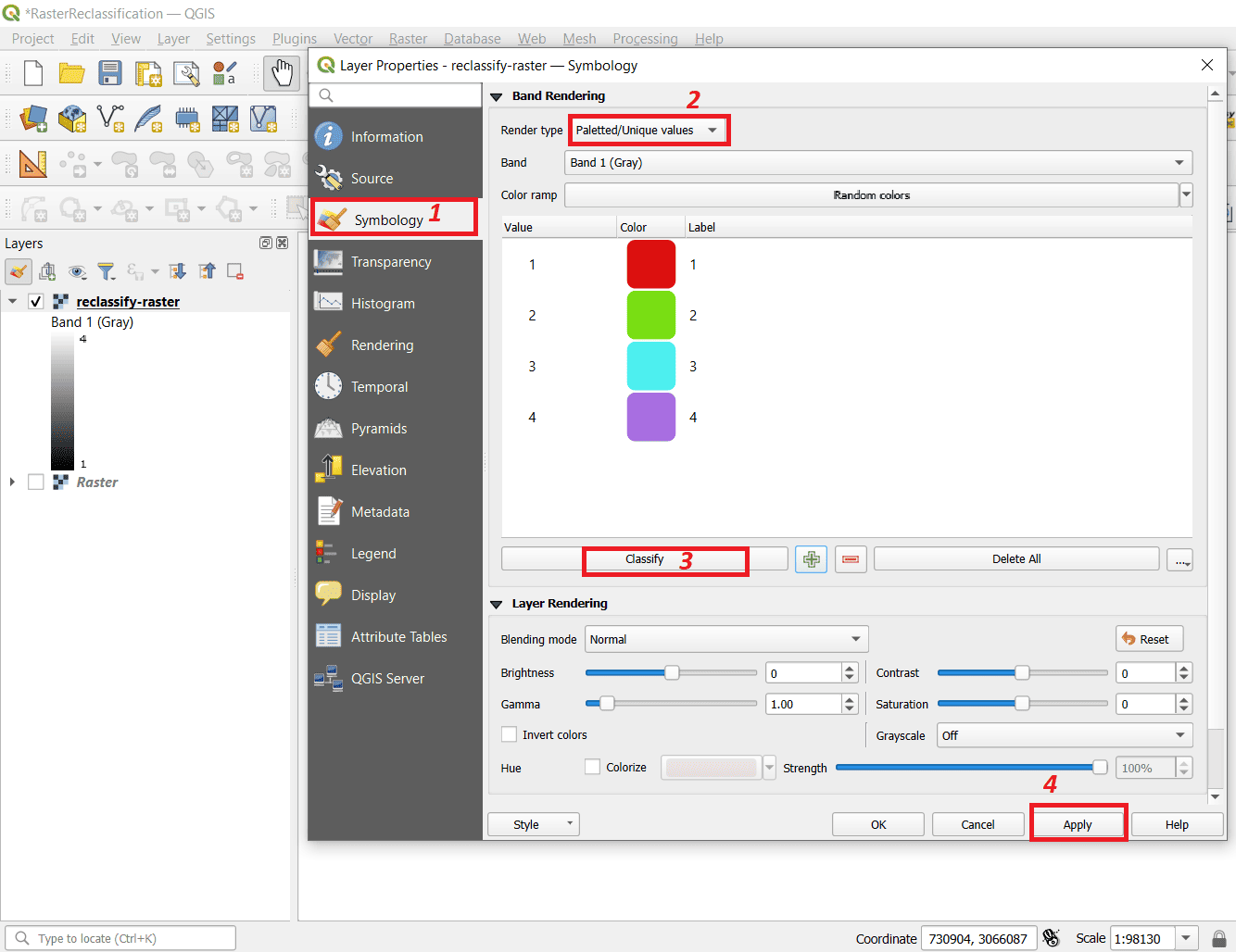 How To Reclassify A Raster Into Discrete Classes For Suitability Analysis Map Adda