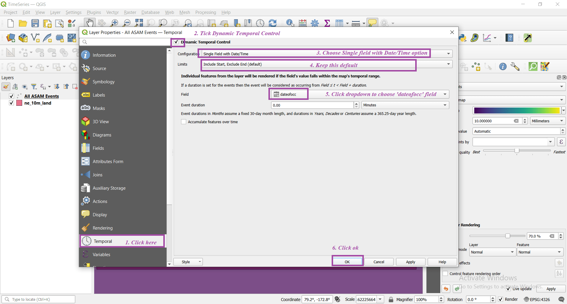 Time series data animation in QGIS - Map Adda
